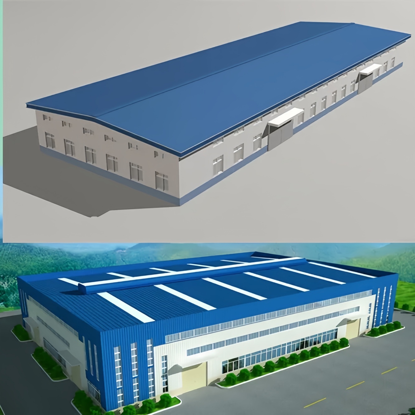 Custom Steel Structure Workshop - Prefab Industrial Building