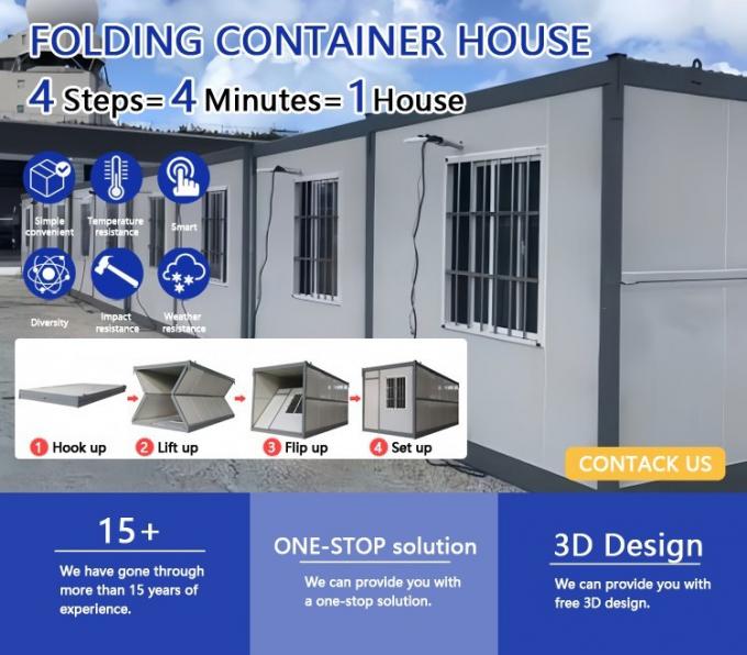 20-Foot Expandable Folding Container House for Office & Shop